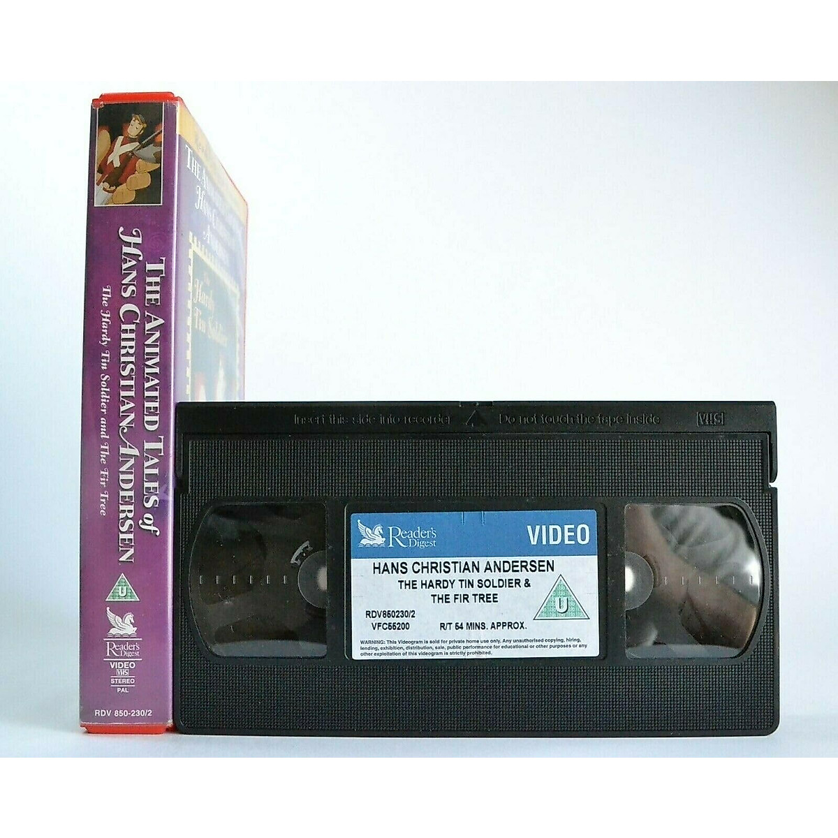 The Hardy Tin Soldier:T By H.C.Andersen Fairy Tale - Animated - Children's - VHS