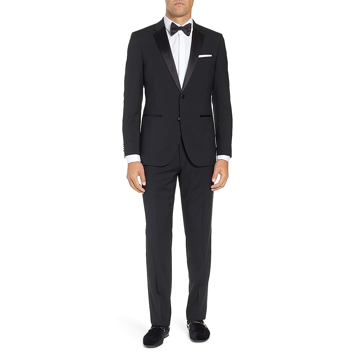 Adam Baker Men's BL501 Classic Fit Tuxedo Suit - Black - 38R