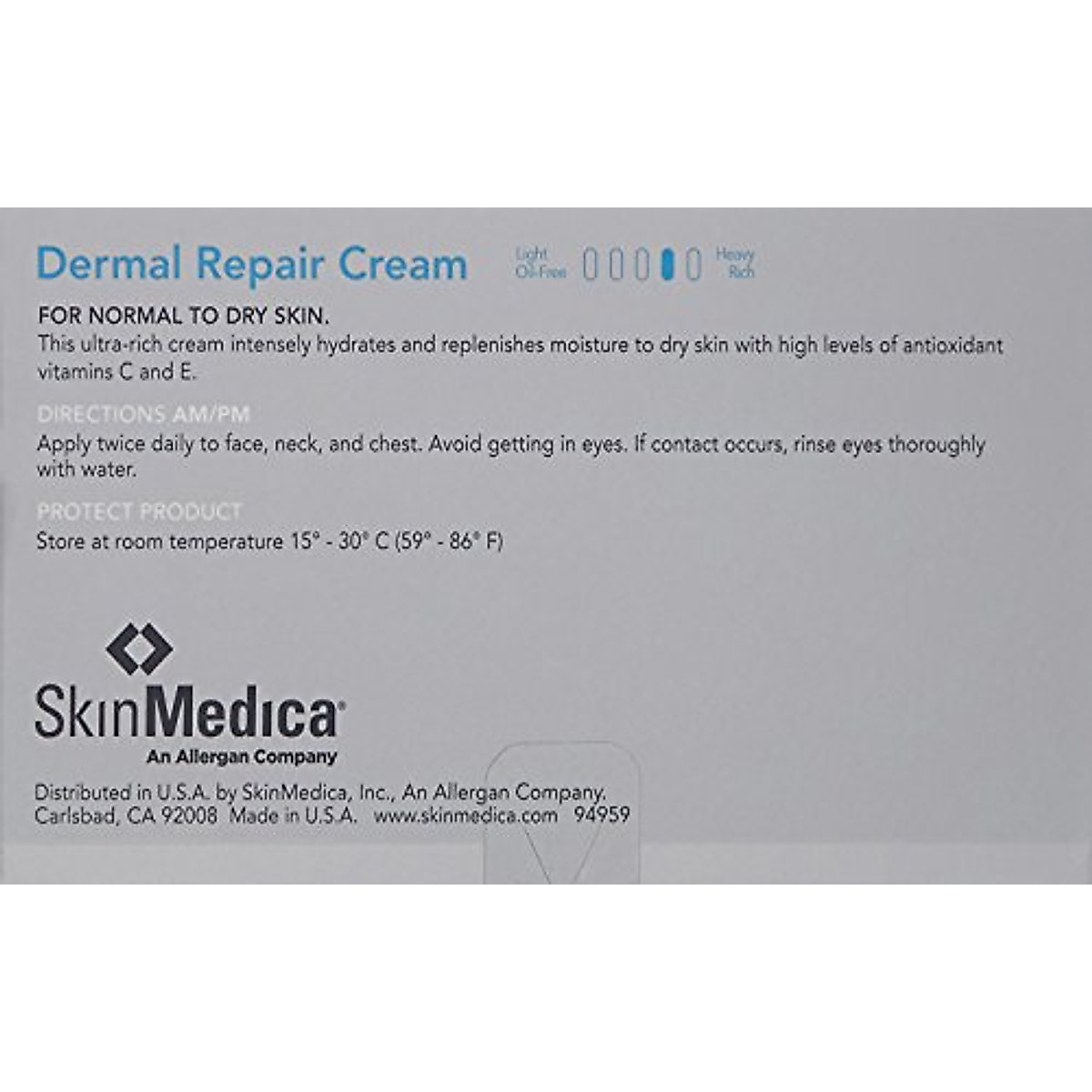SkinMedica Dermal Repair Cream, 1.7 Oz