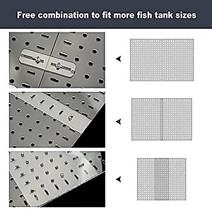 Fish Tank Divider 55 Gallon Clear, Aquarium Divider, Isolation Board with Suction Cups