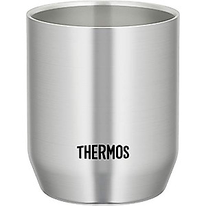 Thermos JDH-280P S Vacuum Insulated Cup, 9.5 fl oz (280 ml), Stainless Steel, Set of 2