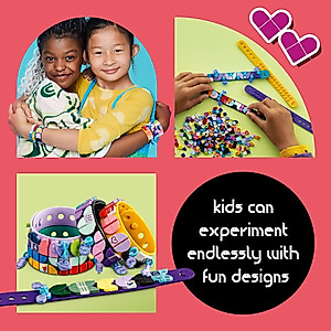LEGO DOTS Bracelet Designer Mega Pack 41807, 5in1 DIY Creative Toy, Friendship Jewelry Making Kit for Girls & Boys, Birthday Gift