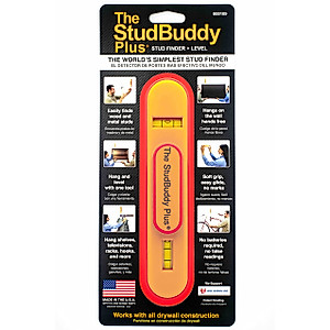 The StudBuddy Plus Magnetic Stud Finder and Level