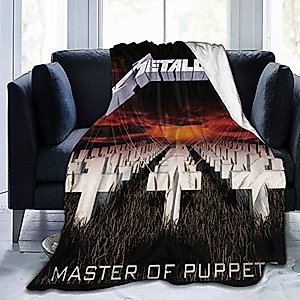 Metallica Blanket Flannel Throw Blanket Ultra Soft Micro Fleece Blankets Bed Couch Living Room 40 X 50 Inch