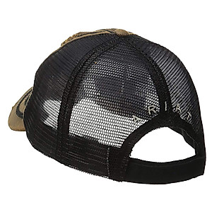 ARIAT Men's One Size Distressed Oil Mesh, Brown/Black