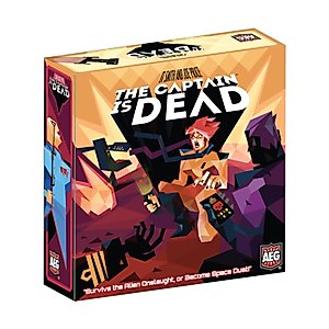 AEG The Captain is Dead | Save Your Starship, Fight The Aliens | Cooperative Science Fiction Strategy Survival Board Game | 1-7 Players | Ages 10+