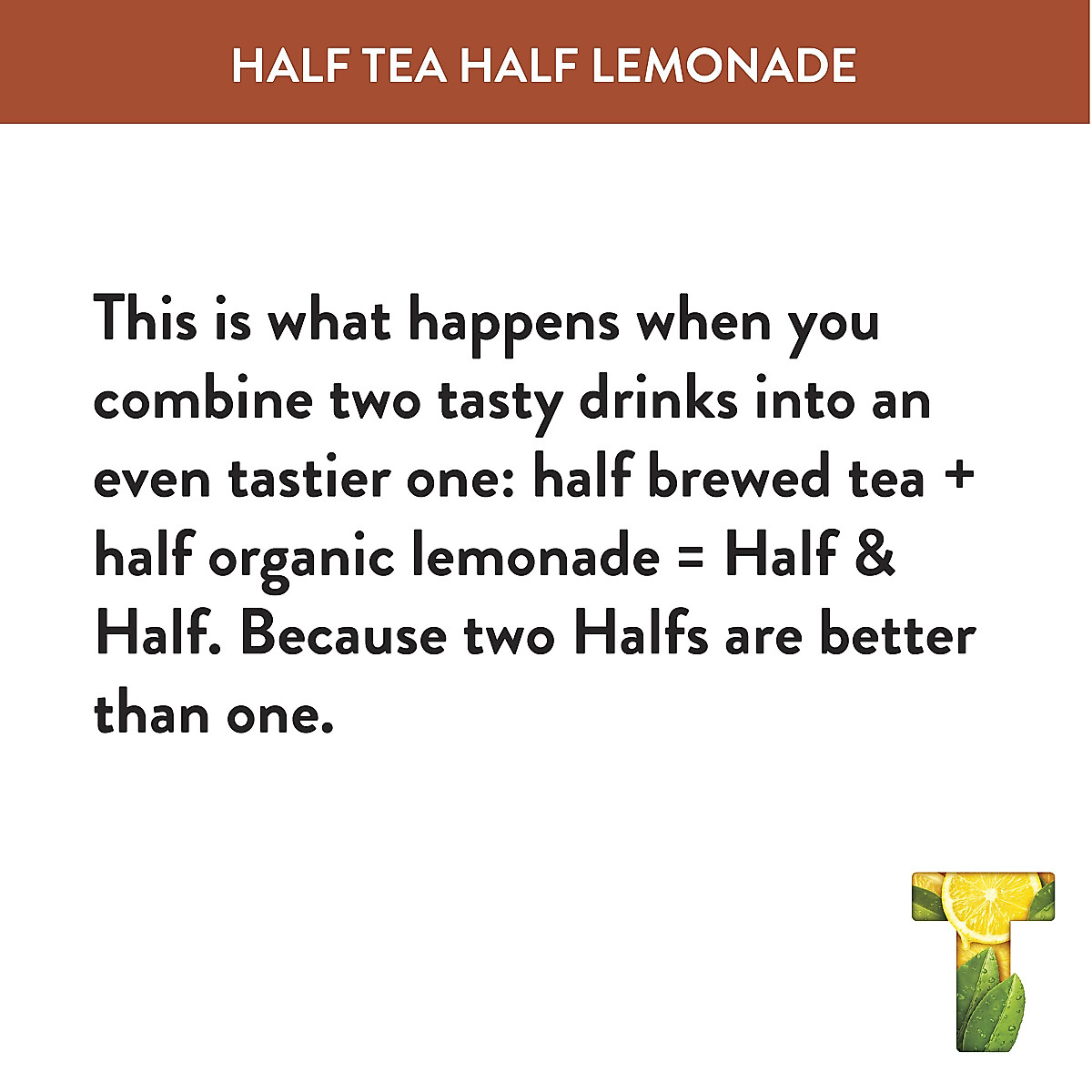 Honest Tea Half Tea and Half Lemonade, 59 Fl Oz (Pack of 8)