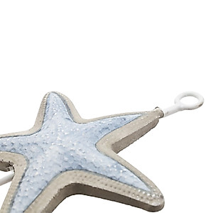 HEVSTIL 3Pack Starfish Hook Beach Themed Wall Hooks Decorative Hangers Decorative Wall Hooks Coats Aprons Hats Towels Hooks Beach Ocean Theme Chic Metal Hooks for Coat Towel Clothes