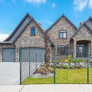 ARIFARO Fence Posts 5 Feet Sturdy Duty Metal Fence Post, Pack of 10, No Dig Garden U Post for Wire Fencing Steel Post for Yard, Outdoor Wire