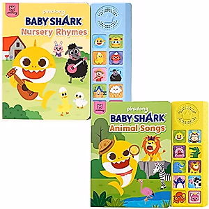 Baby Shark Nursery Rhymes & Animal Songs 10 Button Sound Book | Baby Shark Toys, Baby Shark Books | Learning & Education Toys | Interactive Baby Books for Toddlers 1-3 | Gifts for Boys & Girls