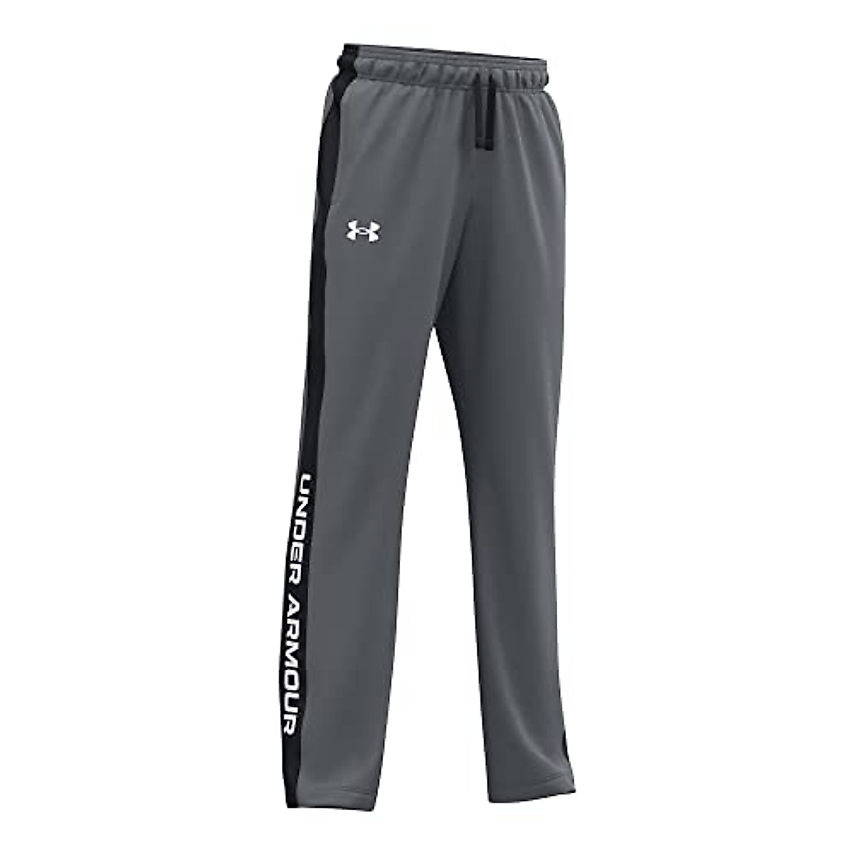 Under Armour Boys Brawler 2.0 Pants , Pitch Gray (012)/White , Large
