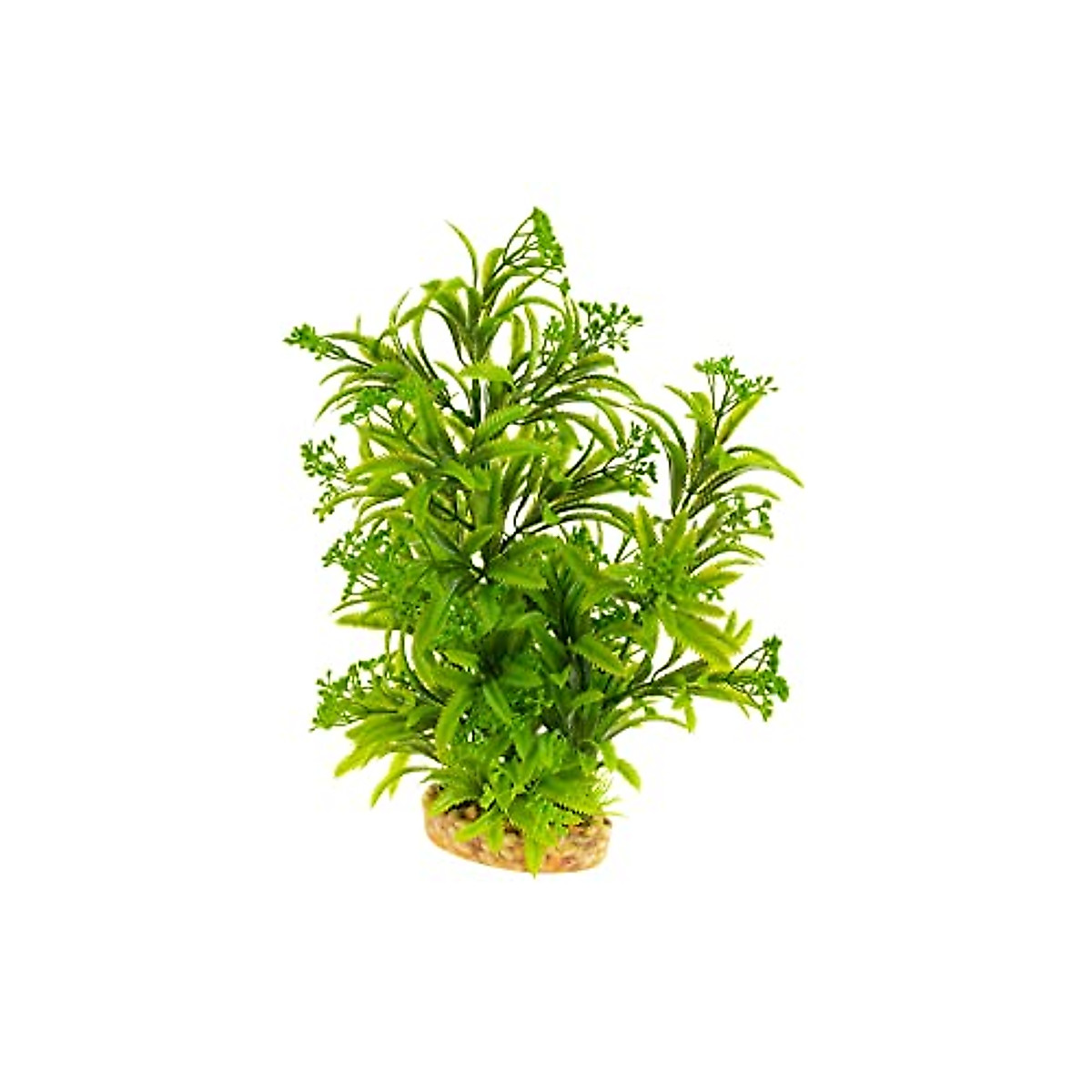 CNZ Aquarium Decor Fish Tank Decoration Ornament Artificial Plastic Plant Green, 11.8-inch