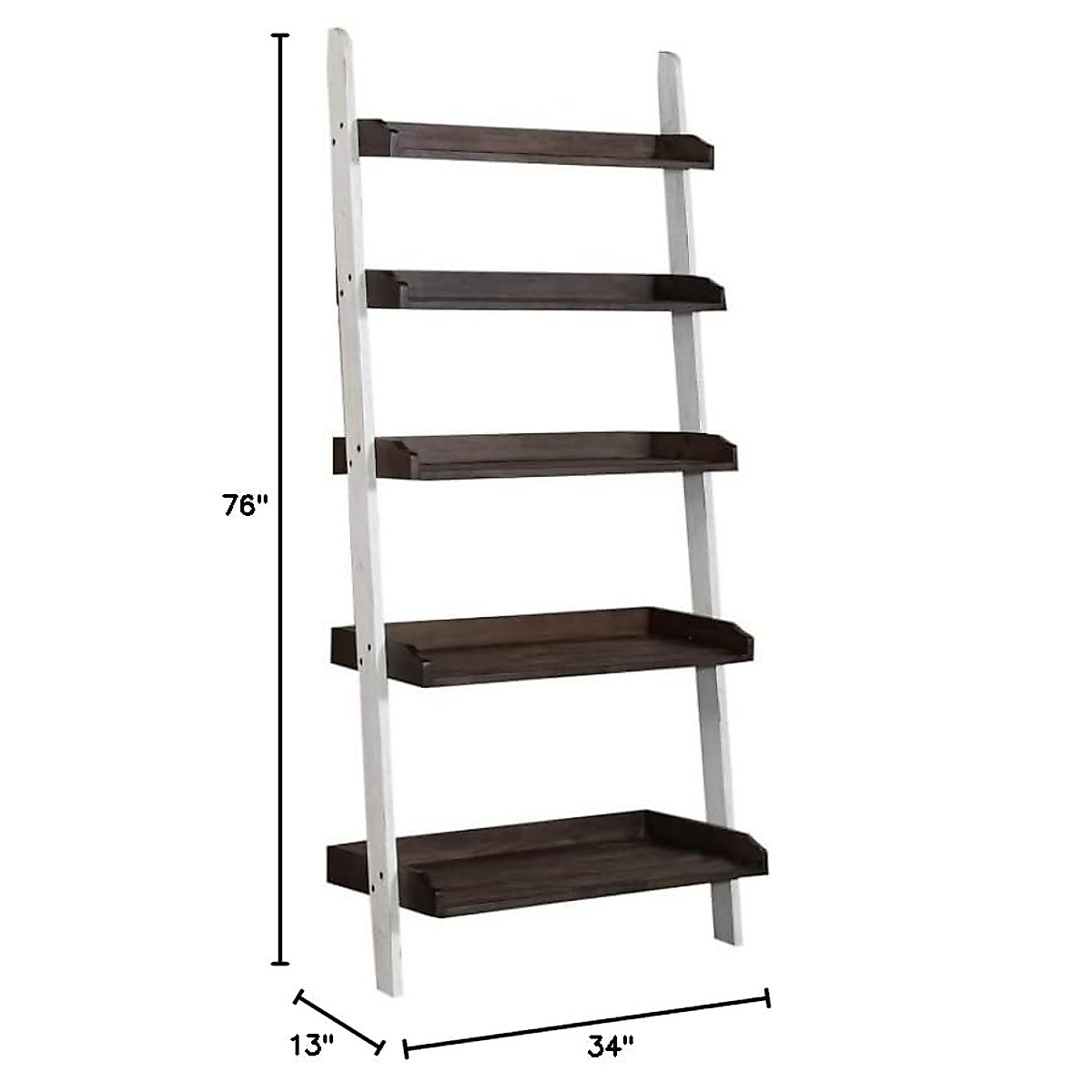 Liberty Furniture INDUSTRIES Farmhouse Leaning Bookcase