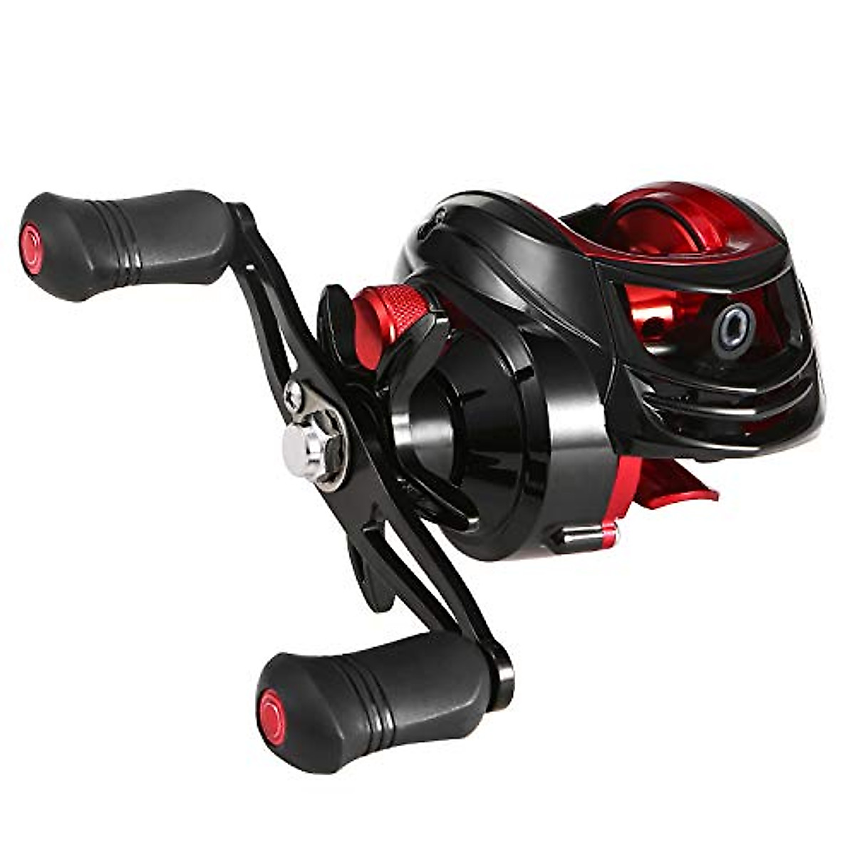 Baitcasting Reel,HUIOP Baitcasting Reel 18+1BB Ball Bearings Baitcasting Fishing Reel High Speed 7.2: 1 Gear Ratio Magnetic Brake System Baitcaster Reel