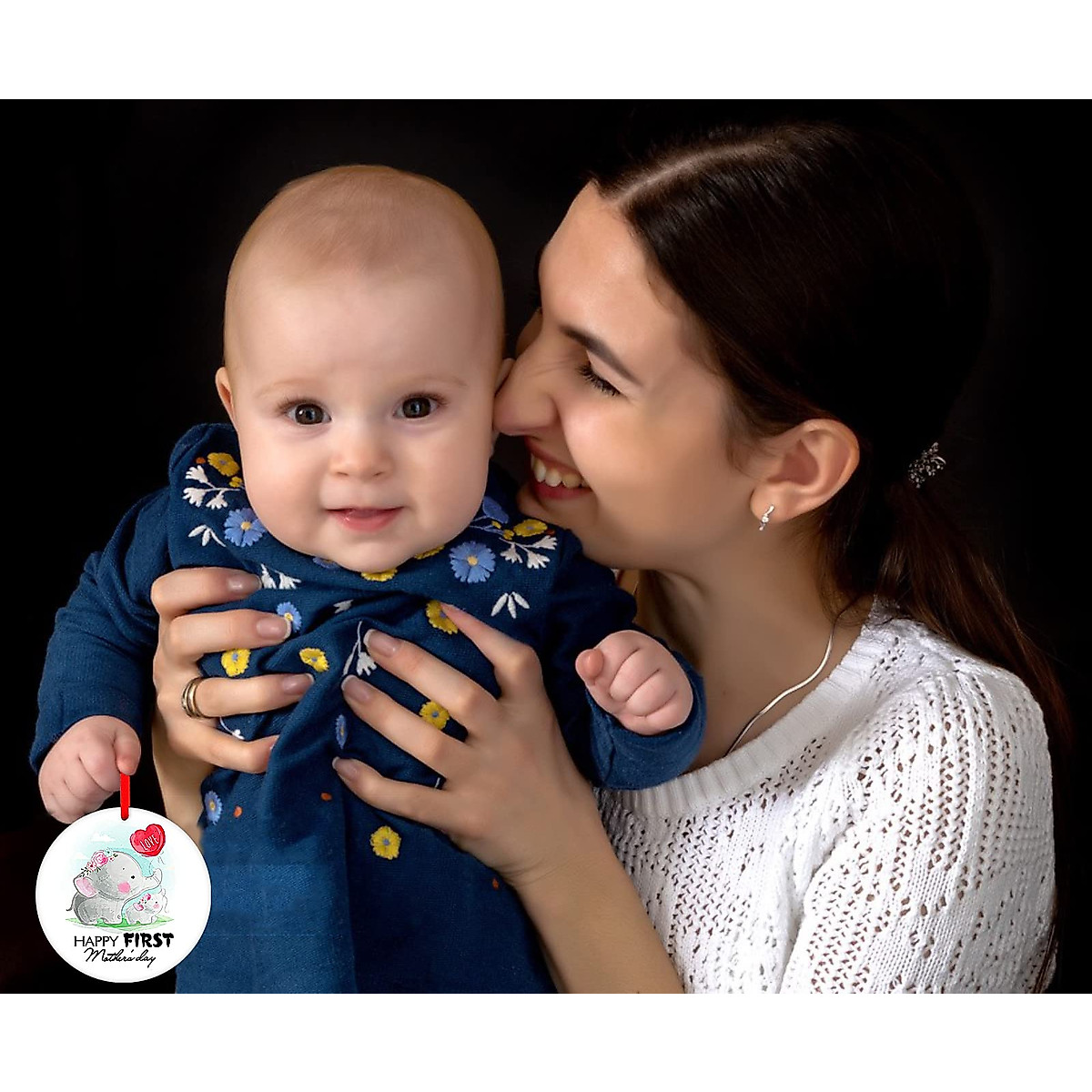 FaCraft First Time Mother Gifts for Mom,3" First Mothers Day Ornament,1st Mothers Day Keepsake Gift for Mom,Mommys,Mother to be,Baby Shower