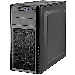 SilverStone Technology PS11 ATX, Micro-ATX Mid Tower Computer Case with Side Window Panel, SST-PS11B-W