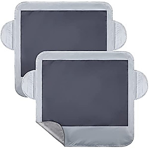 2 Pcs Extra Large High Chair Cover Chair Protector Gray Dining Chair Protector Replacement Booster Seat Cover for Baby Toddlers Infants Booster Highchair Seat Home Kitchen