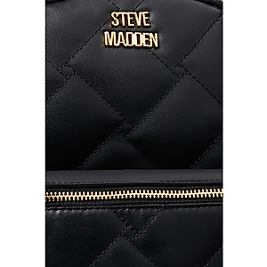 Steve Madden Trapper Quilted Backpack Black One Size