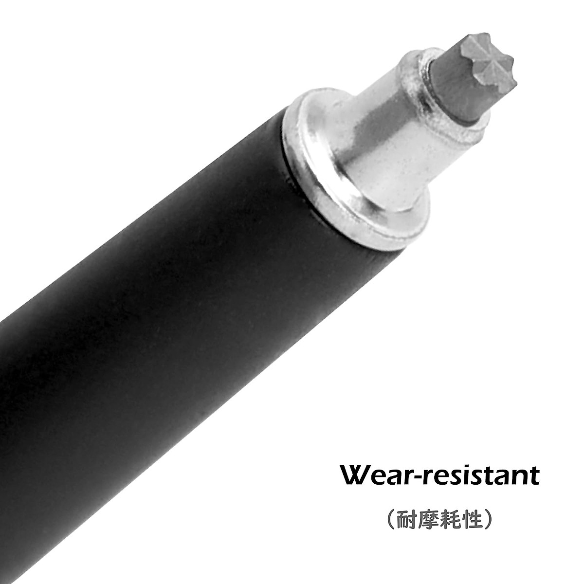 TRIWONDER Rubber Trekking Poles Tips Protectors Hiking Pole Replacement Flexible Walk Tip for Hiking Sticks Walking Poles (E - Black - 4)