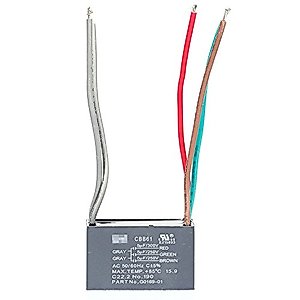 GAOHOU 5 Wire Ceiling Fan Capacitor CBB61 5+5+5uf 250V-300V AC 50/60 Hz Power Relay