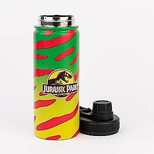 Official Jurassic Park Movies Bottle 500ml - 17 oz | Jurassic Park Water Bottle Kids | Jurassic Park Merchandise | Dinosaur Water Bottle | Jurassic World Rebirth