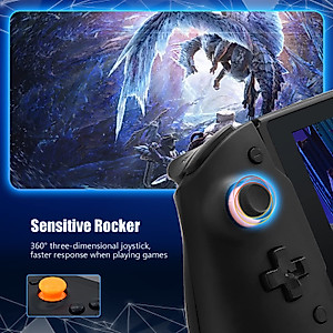 ECHZOVE Switch Controller Grip, Ergonomic Switch Wireless Controller with Six-Axis Gyroscope for Gravity Induction, Twin Motor Vibration, Power-Charging Input Port(NOT for Switch OLED)