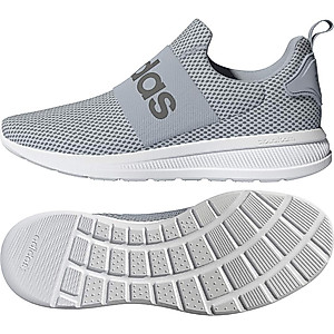 adidas Men's Lite Racer Adapt 4.0 Running Shoes, Halo Silver/Grey/White, 10.5