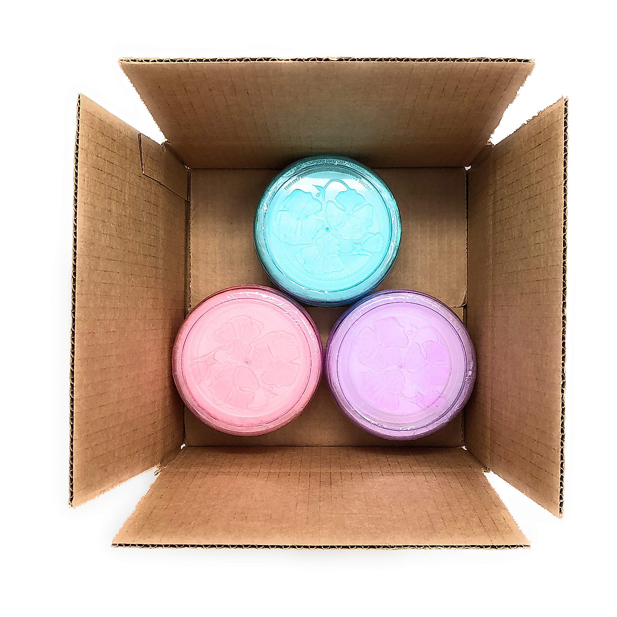 Belcam Bath Therapy Spring Fresh Dusting Powder with Puff Bundle (5 Ounce Each) - Lavender, Tranquil Breeze, and Rose