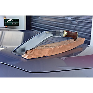 GK&CO. Kukri House Genuine -Authentic Kukri/Khukuri -16'' Bhojpure Wooden Handle Camping and Hunting knife by Gk&Co khukuri
