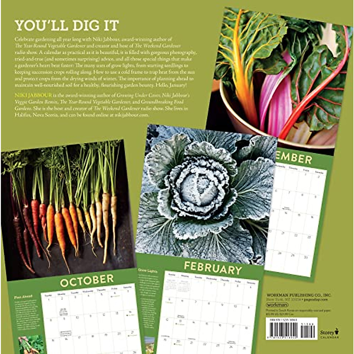 The Year-Round Vegetable Gardener Wall Calendar 2023: Expert Advice for Growing Your Own Food 365 Days a Year