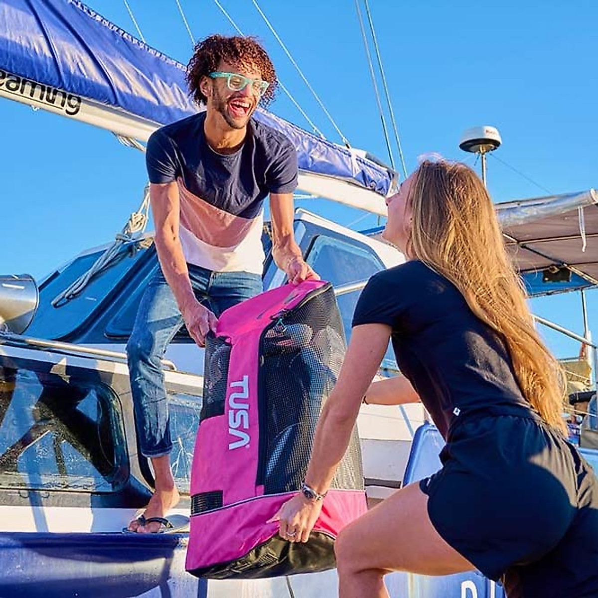 TUSA BA-0103 Mesh Backpack, Black