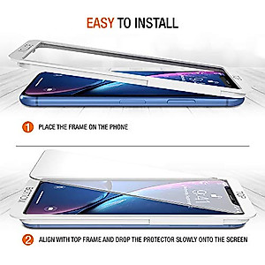 Trianium Tempered Glass Screen Protector Designed for Apple iPhone 11 (2019) / iPhone XR (2018), 3 Pack HD 0.25mm Glass 9H Film (w/Alignment Case Tool included)