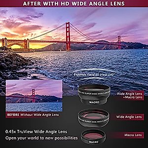 Vlogging Camera, 4K Digital Camera for YouTube with WiFi, 16X Digital Zoom, 180 Degree Flip Screen, Wide Angle Lens, Macro Lens, 2 Batteries and 32GB TF Card TopCamA05