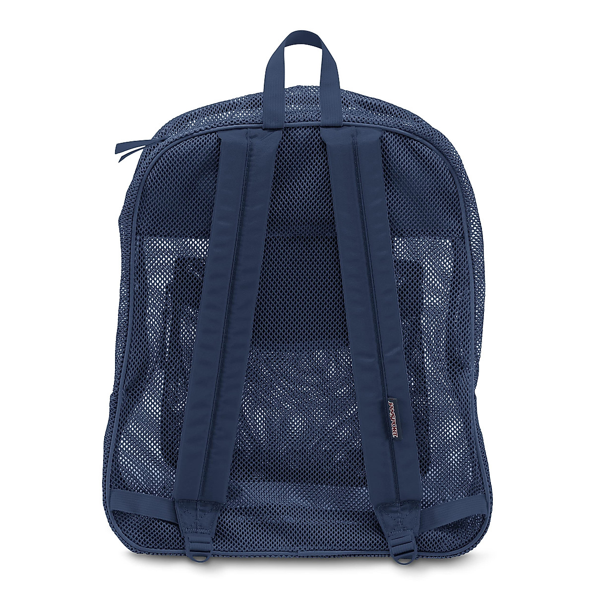 JanSport Mesh Pack - See Through Backpack Ideal for School or Beach Outtings, Navy