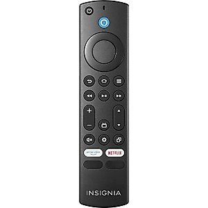 Insignia - Fire TV Replacement Remote for Insignia and Toshiba - Black