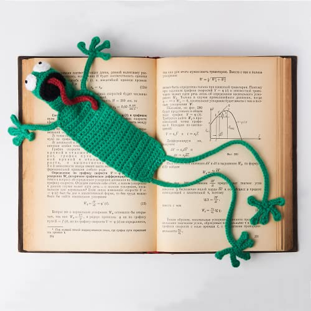 Bookmark Birthday Gifts , Crochet Animal Bookmark for Christmas Stocking Stuffers Mothers Day Valentine's Day Teacher Appreciation Gifts for Women Girls Readers Book Lover (Frog)