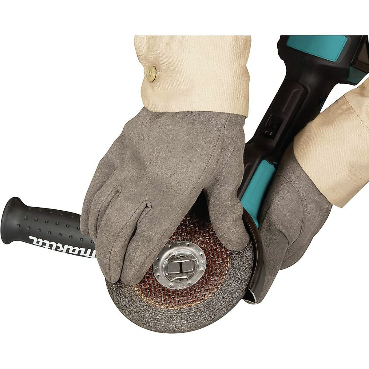 Makita XAG26Z 18V LXT® Lithium-Ion Brushless Cordless 4-1/2” / 5" Paddle Switch X-LOCK Angle Grinder, with AFT®, Tool Only