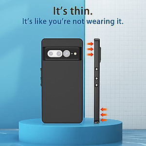 DINGXIN Google Pixel 7 Pro Case Waterproof, IP68 Certified Waterproof Shockproof Built-in Screen Protector Full Body Case for Pixel 7 Pro 2022 (Black)