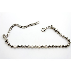 TFJ Women Western Fashion Jewelry Boot Chain Bracelet Silver Links Classic Bling Shoe Charm