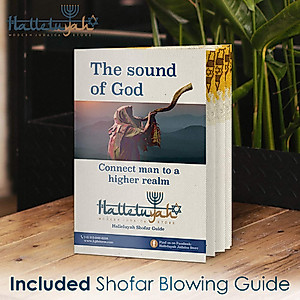 HalleluYAH Yemenite kudu Shofar From Israel Plus Free Bonus Ram Horn