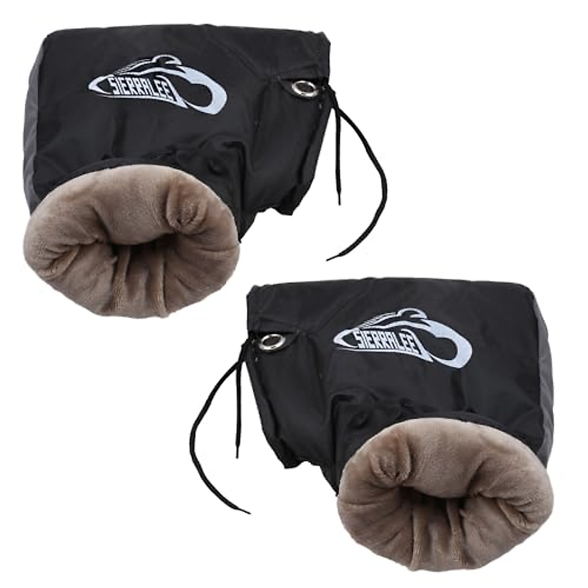 Handlebar Mitten Bicycle Mitts Winter Thermal Cover Cycling Hand Warm Windproof Cold Weather For Mountain Bike Motor Warm Handle Cover Bike Handlebar Mittens Bicycle Pogies Mitts Winter Thermal