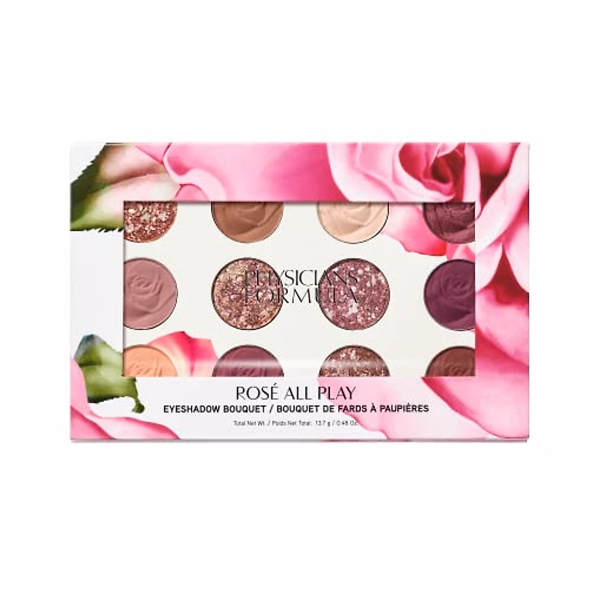 Physicians Formula Rosé All Play Eyeshadow Makeup Palette, Bouquet, 12 Pan Eye Make Up
