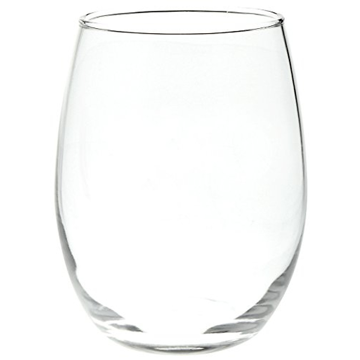 Amazon Basics Stemless Wine Glasses (Set of 4), 15 oz & All-Purpose Wine Glasses, 19-Ounce, Set of 4