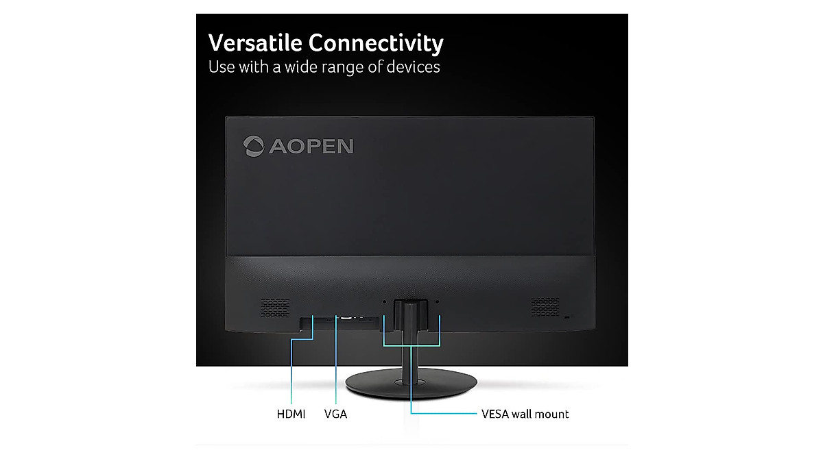AOPEN 24SA2Y bi 23.8" Full HD (1920 x 1080) VA-Monitor | Ultra-Thin with ZeroFrame | Home or ...