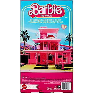 Barbie The Movie Doll, President Barbie Collectible Wearing Shimmery Pink and Gold Dress with Sash (Amazon Exclusive)