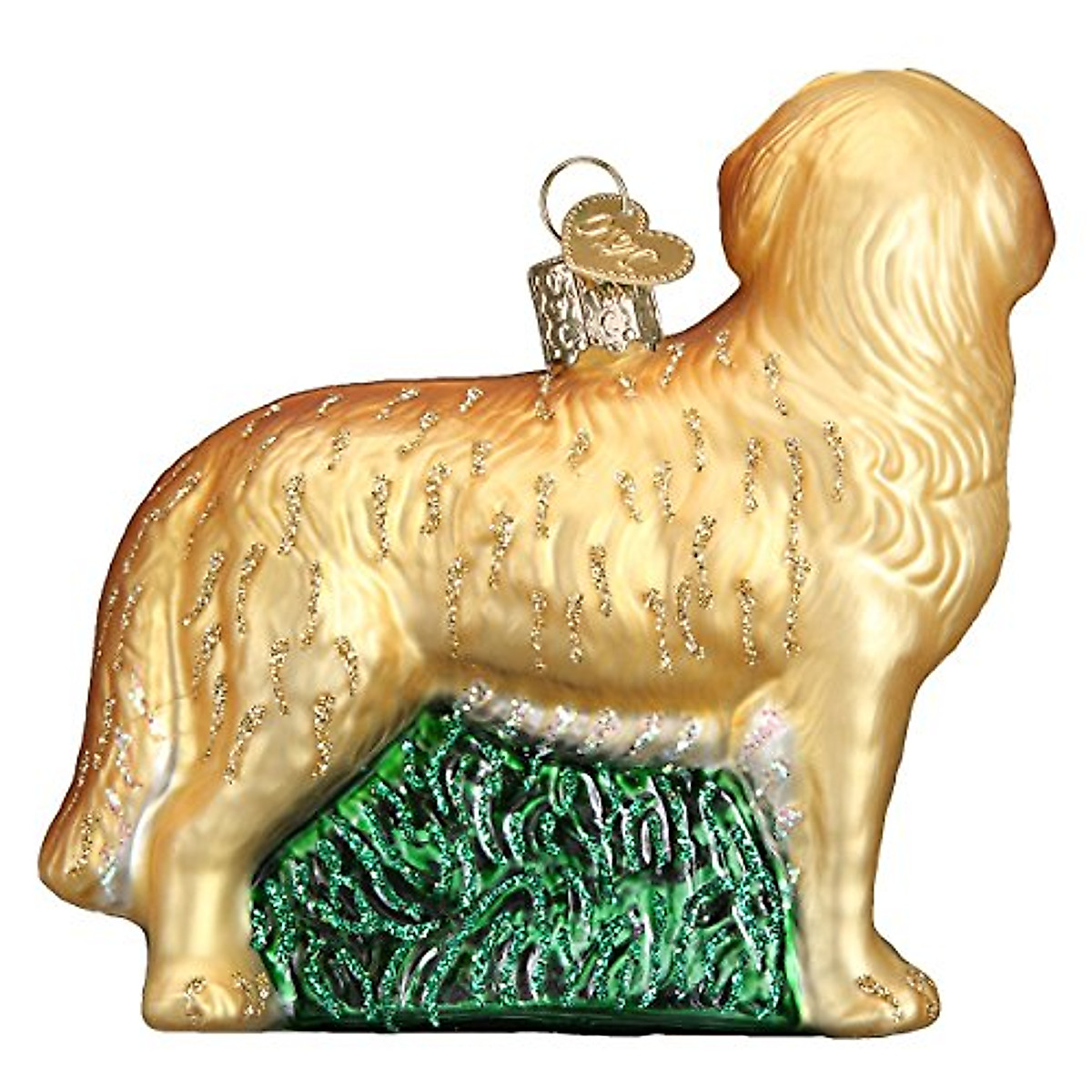 Old World Christmas Ornaments: Dog Collection Glass Blown Ornaments for Christmas Tree, Golden Retriever