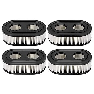 4PCS Air Filter Lawn Mower Filter Replacement Air Cleaner Cartridge Filter Rubber 798452 593260 for 500EX 550EX 625E 675 625EX 675EX 675EXI 725EXI 09P000 09P702