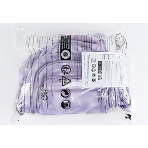 Tanou Backpacks for Girls 3PCs with Lunch Bag Pen Case, Lightweight Breathable Teens Girl Bookbags Sets for Primary Middle School, 22 Liters Cute Back Pack for Teenager 4+ Years, Purple Star