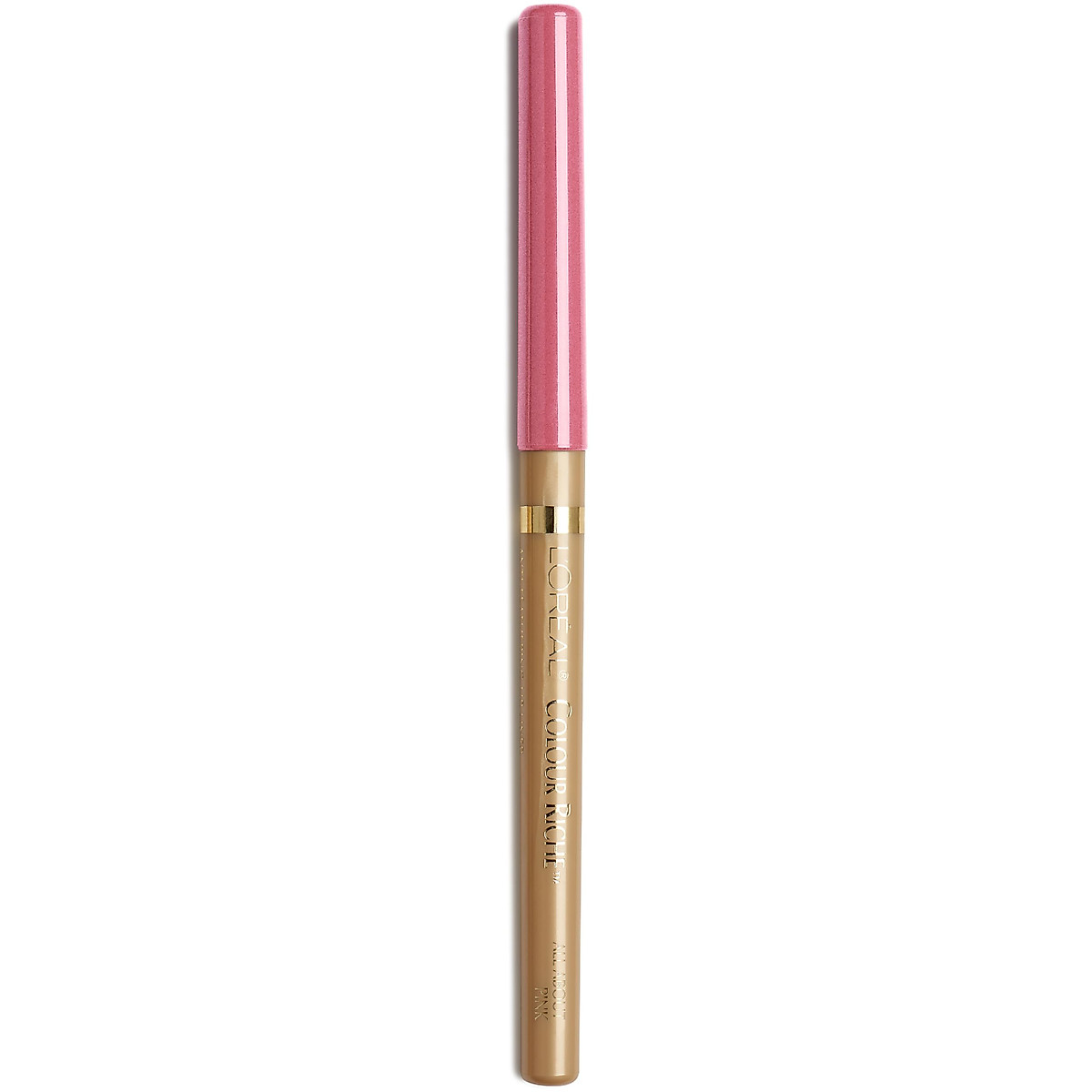 L’Oréal Paris Colour Riche Lip Liner Pencil, Creamy Lip Liner with Omega 3 and Vitamin E, 708 All About Pink (Neutral Rose Pink)