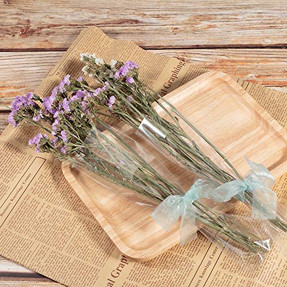 PH PandaHall 3x9 Cellophane Treat Bags, 200pcsTreat Bags Clear Heat Seal Cello Bags Long Candy Gift Treat Bags Pretzel Bags for Cookies Candies Small Homemade Arts Party Favor Gifts Bags